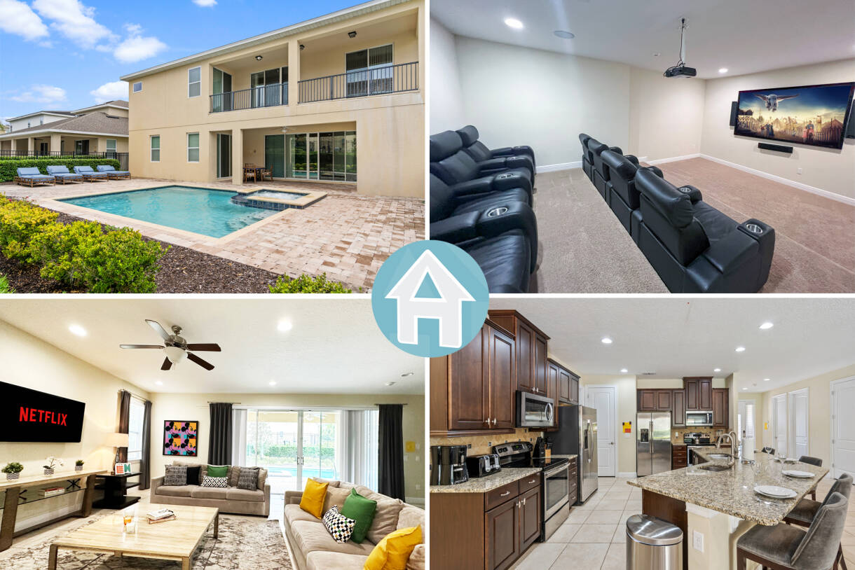 Encore Resort 11 Bedroom Home with Pool (2314) - Aco Vacation Homes