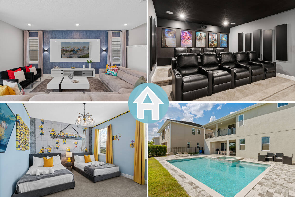 Encore Resort 11 Bedroom Home with Pool (2312) - Aco Vacation Homes