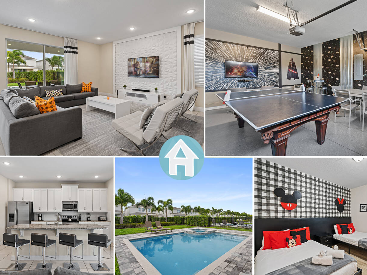 Encore Resort 6 Bedroom Home with Pool (2015) - Aco Vacation Homes