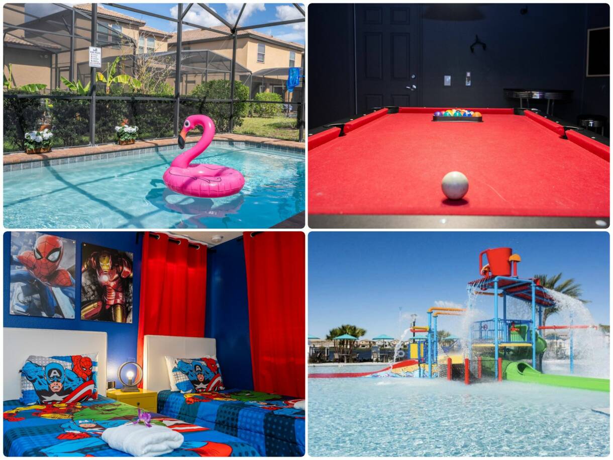 Super Fun POOL House 8 miles from Disney 8877 - DLuxx Vacation Homes